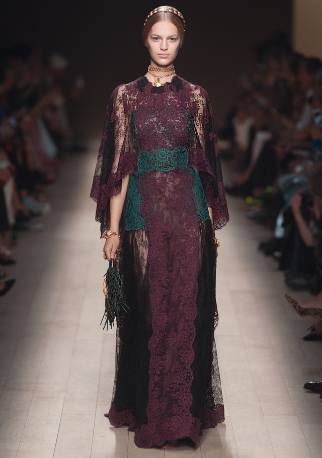 Valentino presents exotic embroidered couture for women in Paris for ...