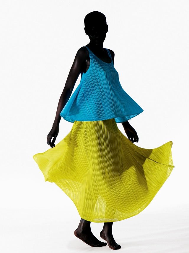 Pleats Please Issey Miyake's new collection features a translucent feel ...