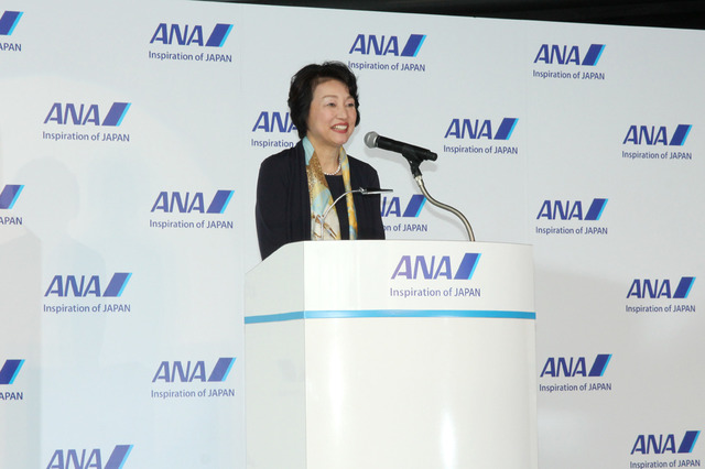 ANA unveils new uniforms designed by Prabal Gurung, unveiled by Yuzuru ...