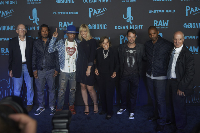 Pharrell Williams and G-Star hold ocean event in New York | PHOTO(4/30 ...