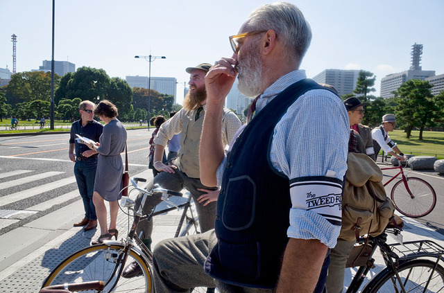 The London-based cycling event "Tweed Run Tokyo 2015" will be held with ...