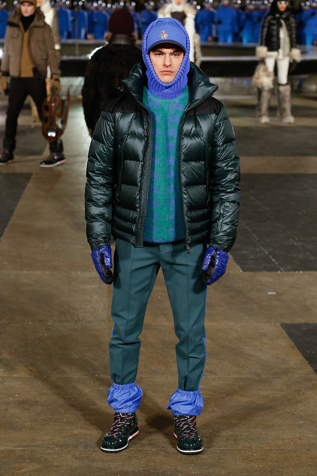Moncler Grenoble unveils new snowboarding apparel at the New York ...