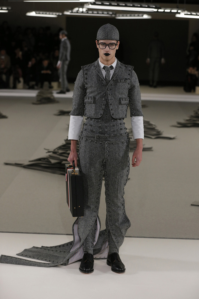 Thom Browne New York presents a collection of over 1,000 buttons ...