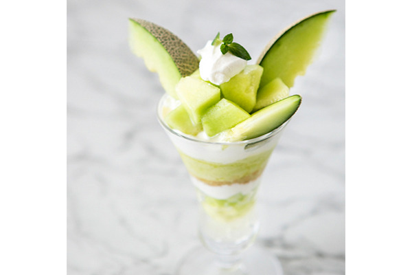 Seasonal melon parfaits, chunky fruits, rich cheese roll cakes, and ...