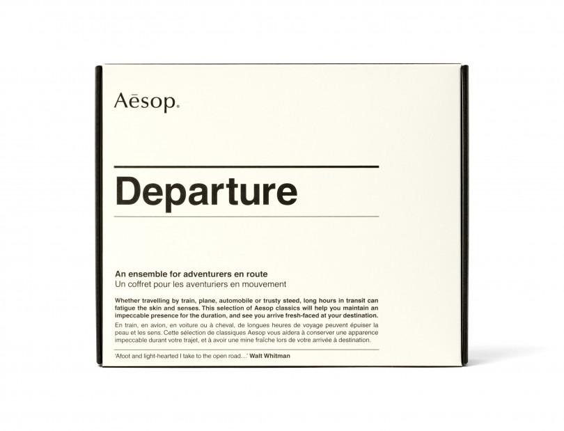 Aesop has released a carry-on travel kit! A set of 7 travel essentials ...