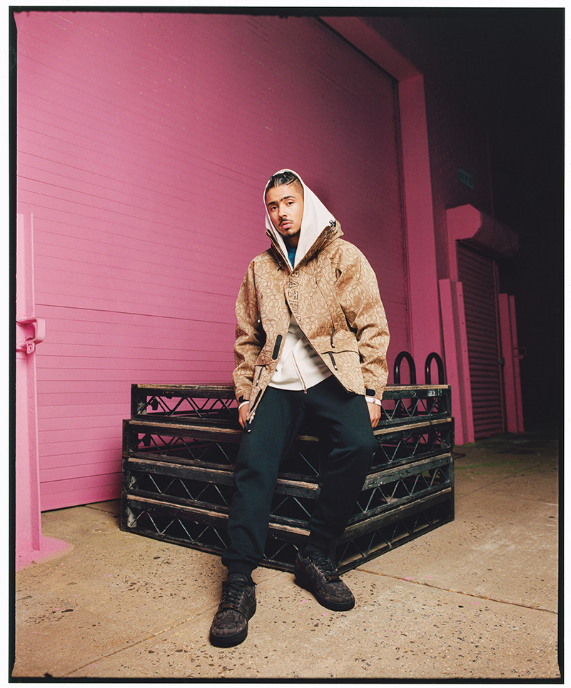 A BATHING APE® x COACH, limited collaboration collection worn by Kōki ...
