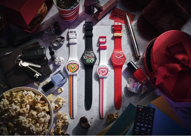 Swatch celebrates love's most important day of the year with a witty ...