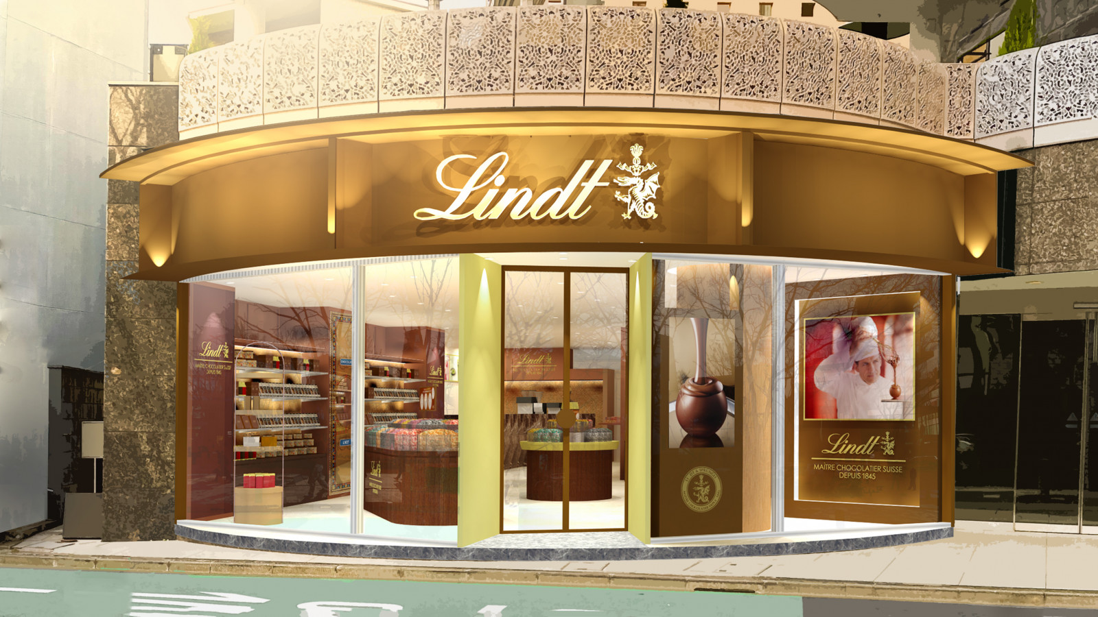 Premium chocolate brand Lindt opens world's first new flagship store in ...