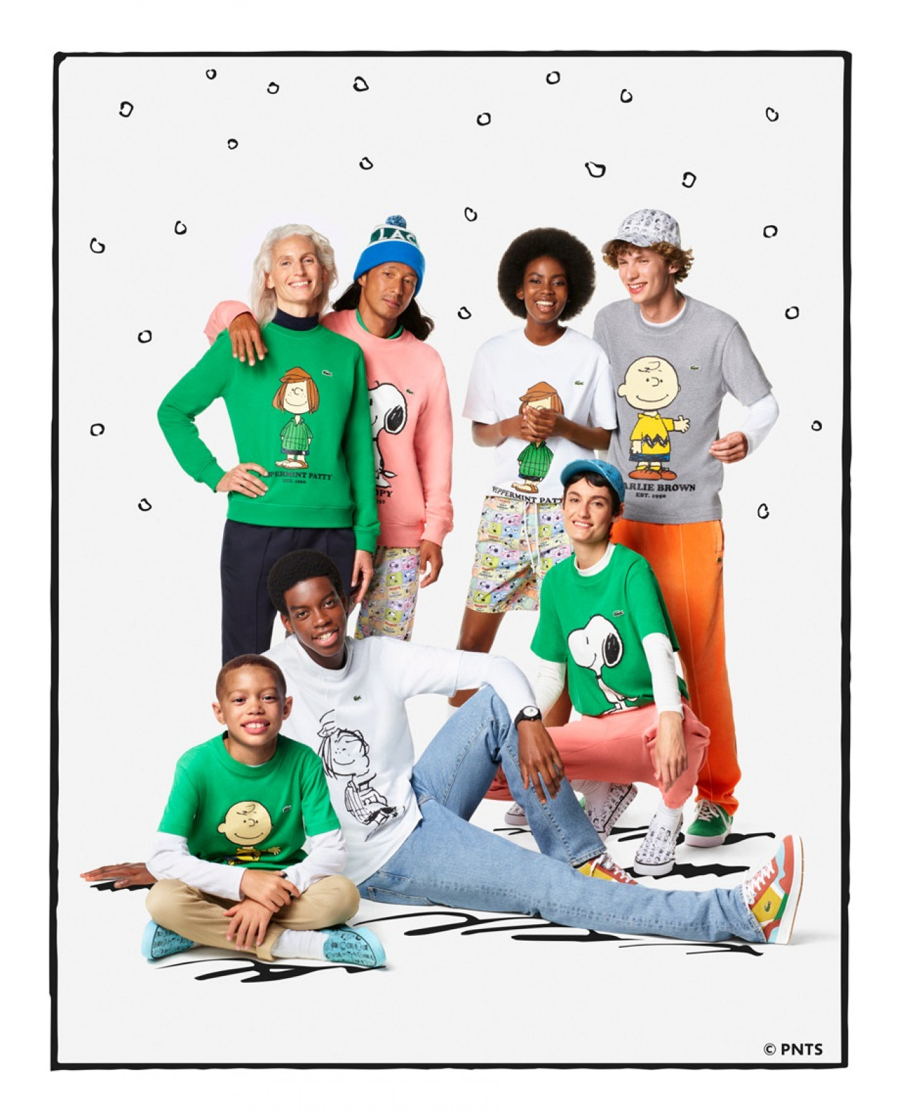 The third collaboration between Peanuts and Lacoste is here! A diverse ...